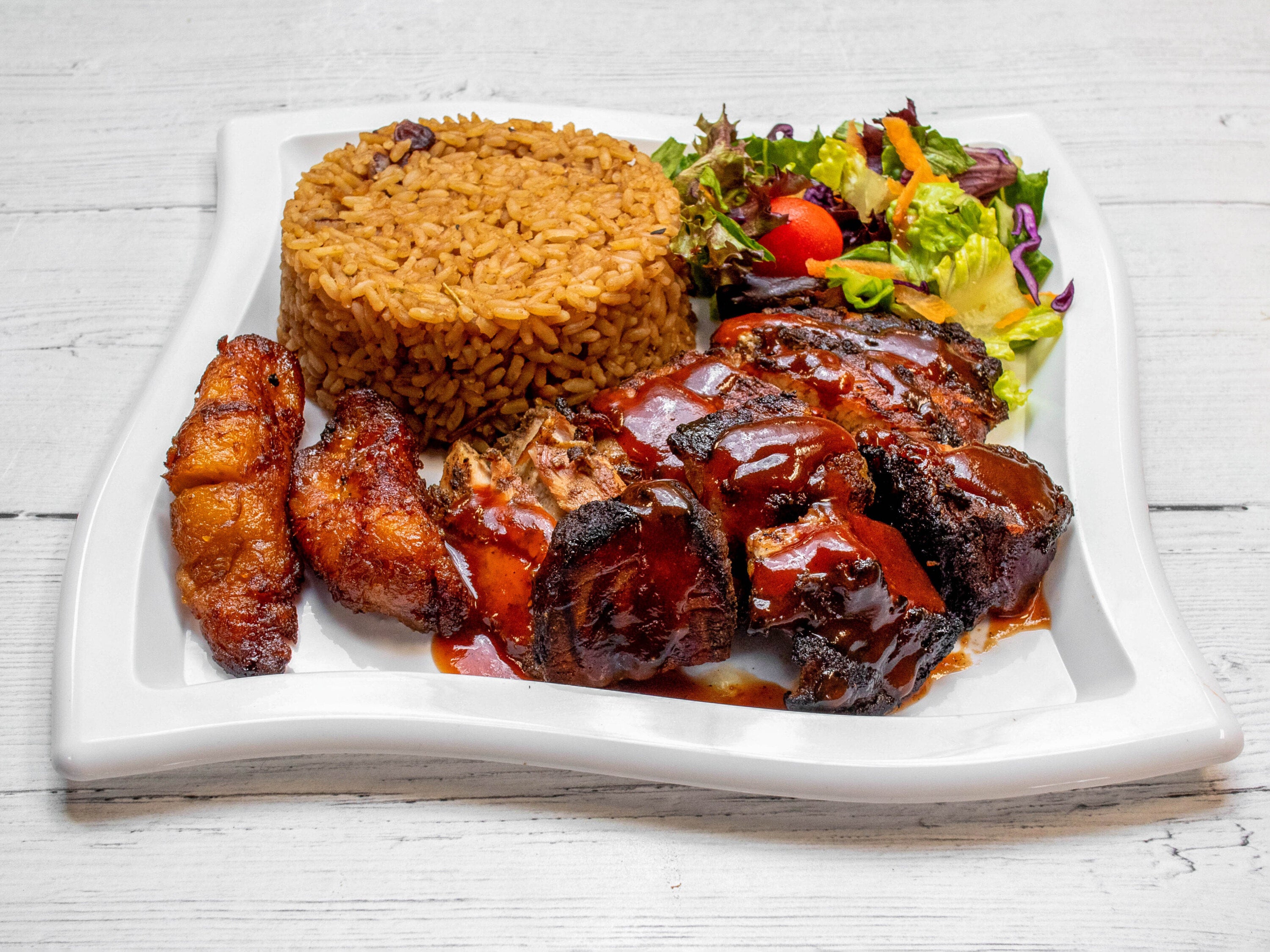 Boneless Jerk Chicken & Pork Meal | Jerkin Chicken